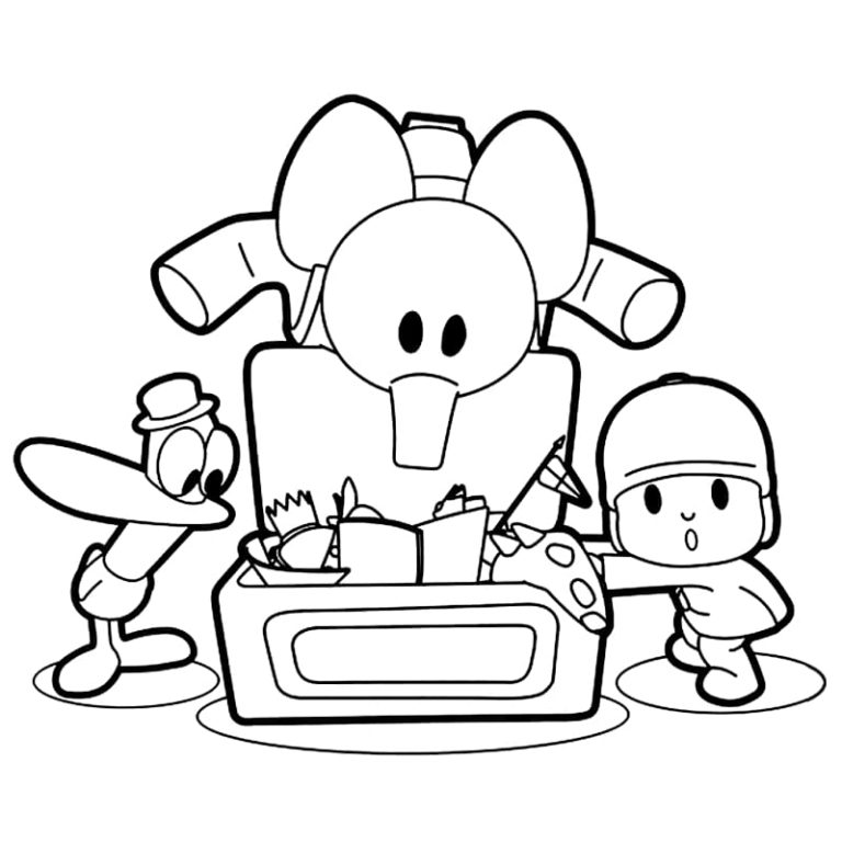 Pocoyo Coloring Pages | Print for Kids