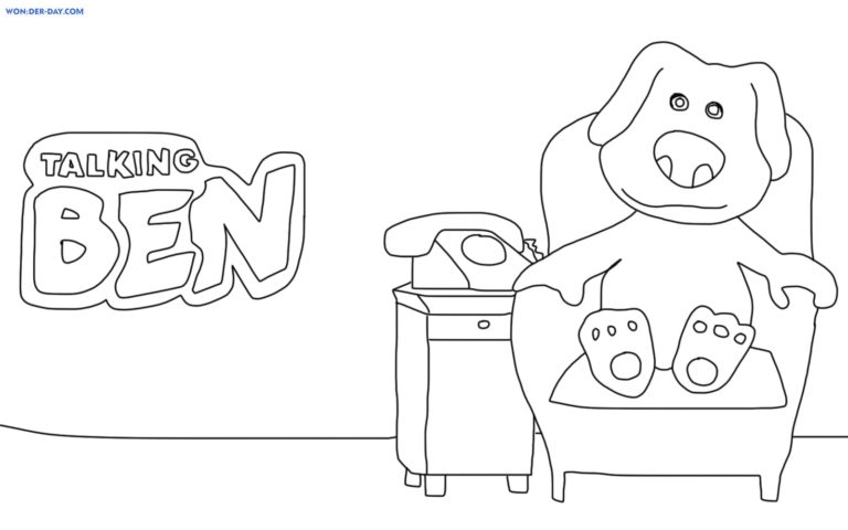 Talking Ben Coloring Pages | WONDER DAY — Coloring pages for children ...