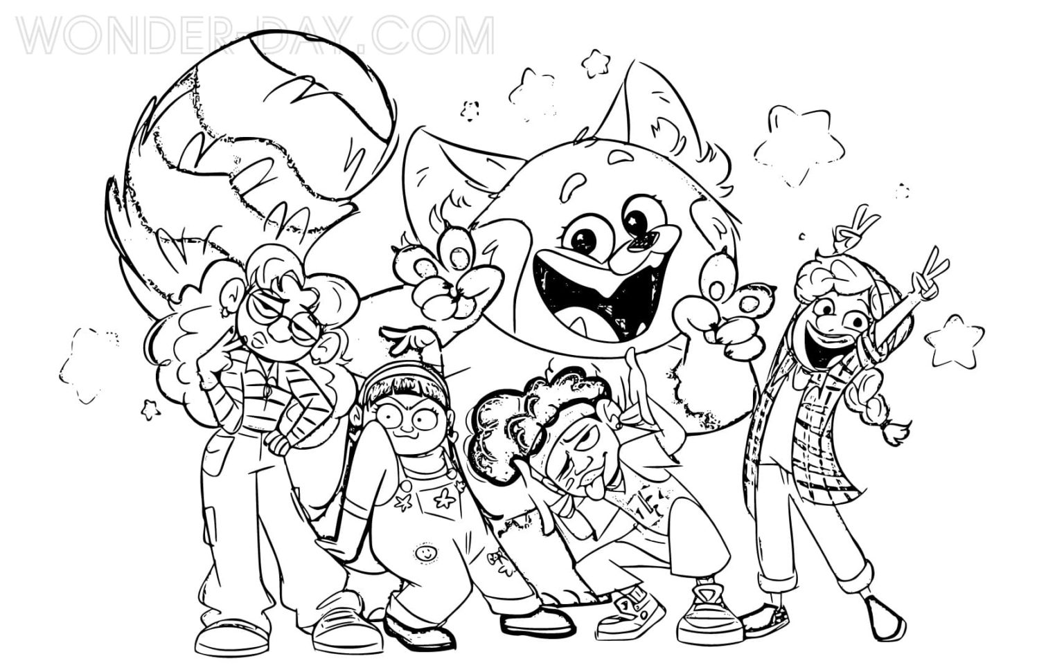 Turning Red Coloring Pages | 40 Free Coloring Pages