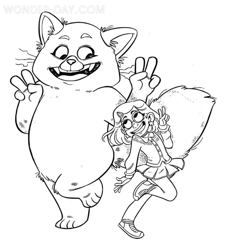 Turning Red Coloring Pages | 40 Free Coloring Pages