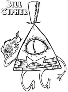 Bill Cipher Coloring Pages | WONDER DAY — Coloring pages for children ...