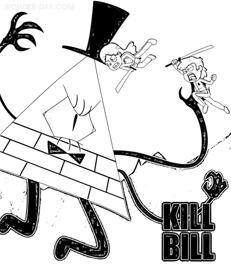 Bill Cipher Coloring Pages | WONDER DAY — Coloring pages for children ...