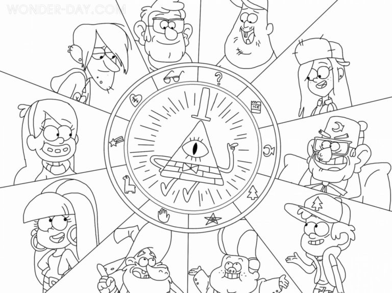 Bill Cipher Coloring Pages | WONDER DAY — Coloring pages for children ...