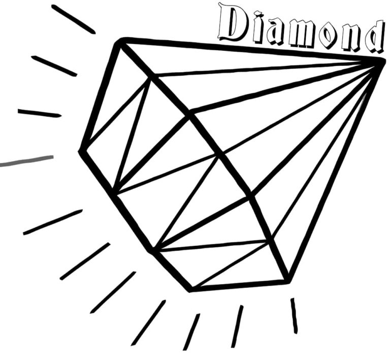 Crystal Coloring Pages | Free Coloring Pages