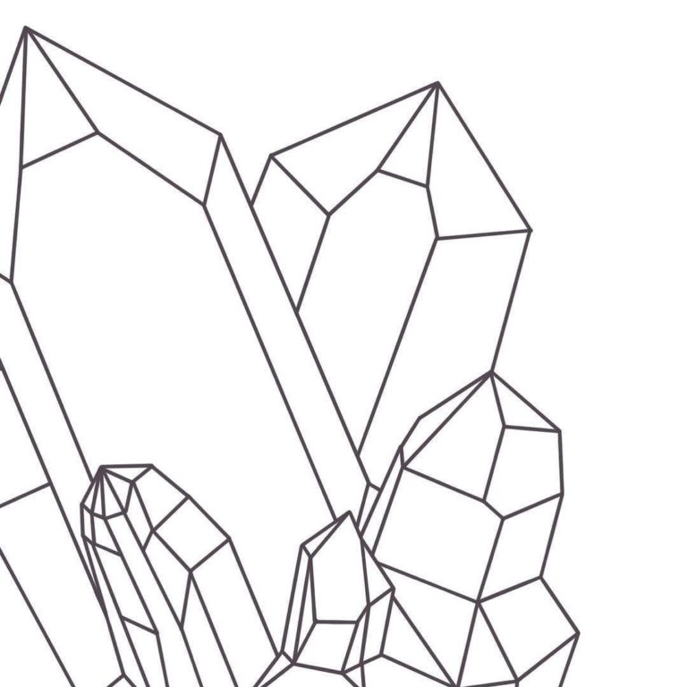 Crystal Coloring Pages | Free Coloring Pages