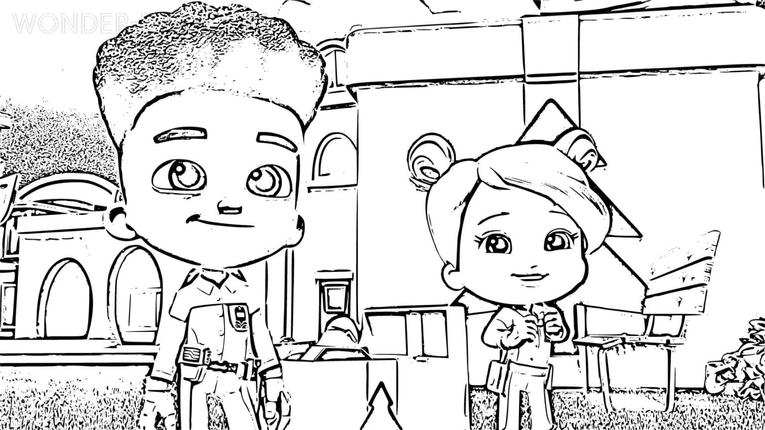 Mighty Express coloring pages | Print for Kids