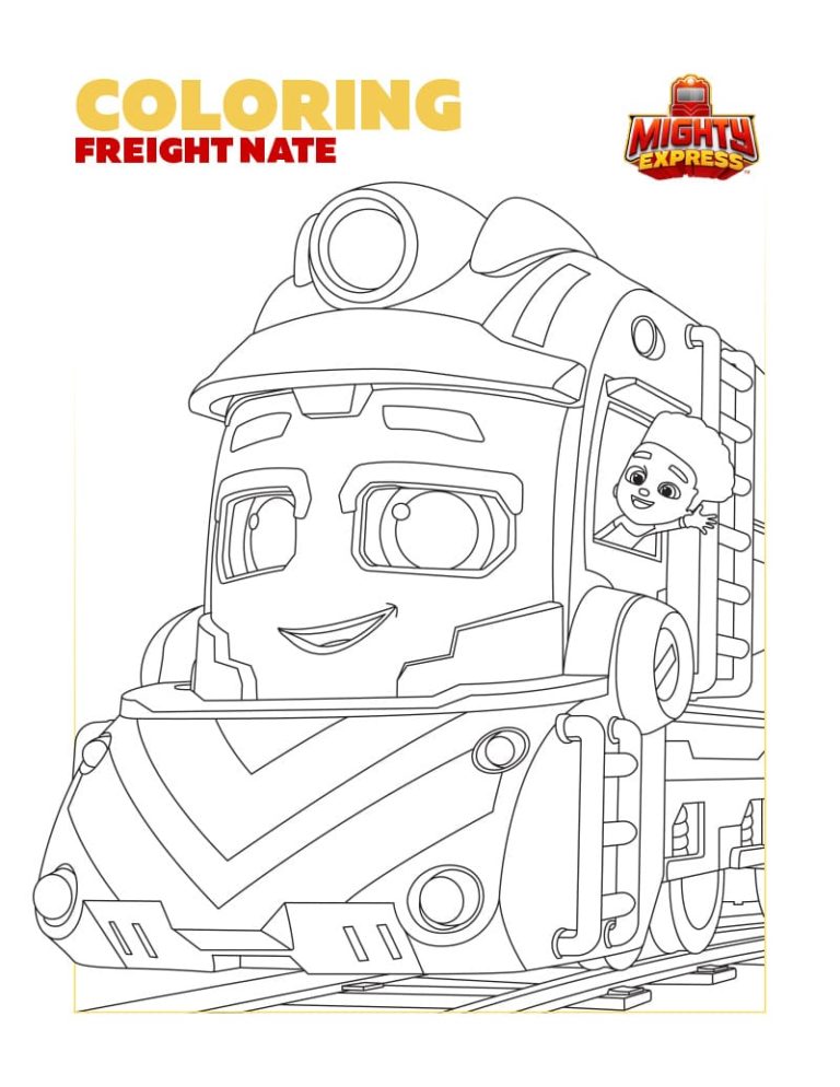 Mighty Express coloring pages | Print for Kids