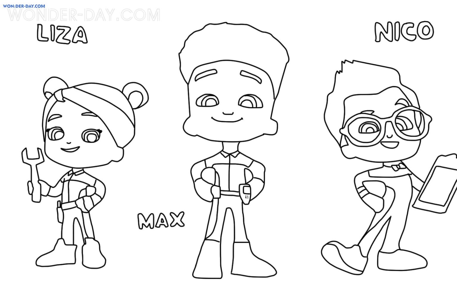 Mighty Express coloring pages | Print for Kids