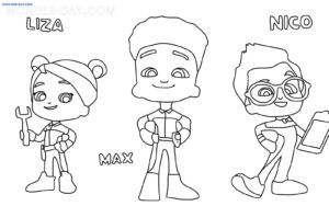 Mighty Express coloring pages | Print for Kids