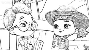 Mighty Express coloring pages | Print for Kids