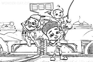 Mighty Express coloring pages | Print for Kids