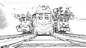 Mighty Express coloring pages | Print for Kids