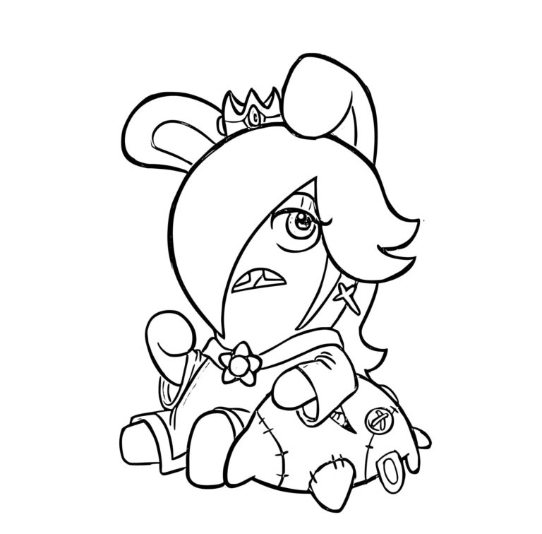 Rabbids Invasion Coloring Pages | WONDER DAY — Coloring pages for ...