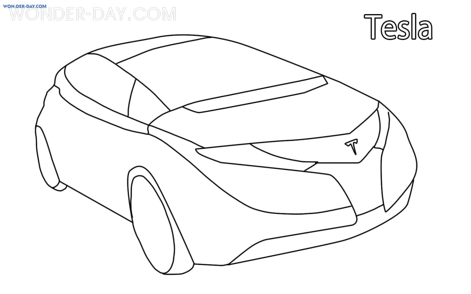 Tesla Coloring Pages | Coloring Pages for Kids