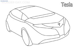Tesla Coloring Pages | Coloring Pages for Kids