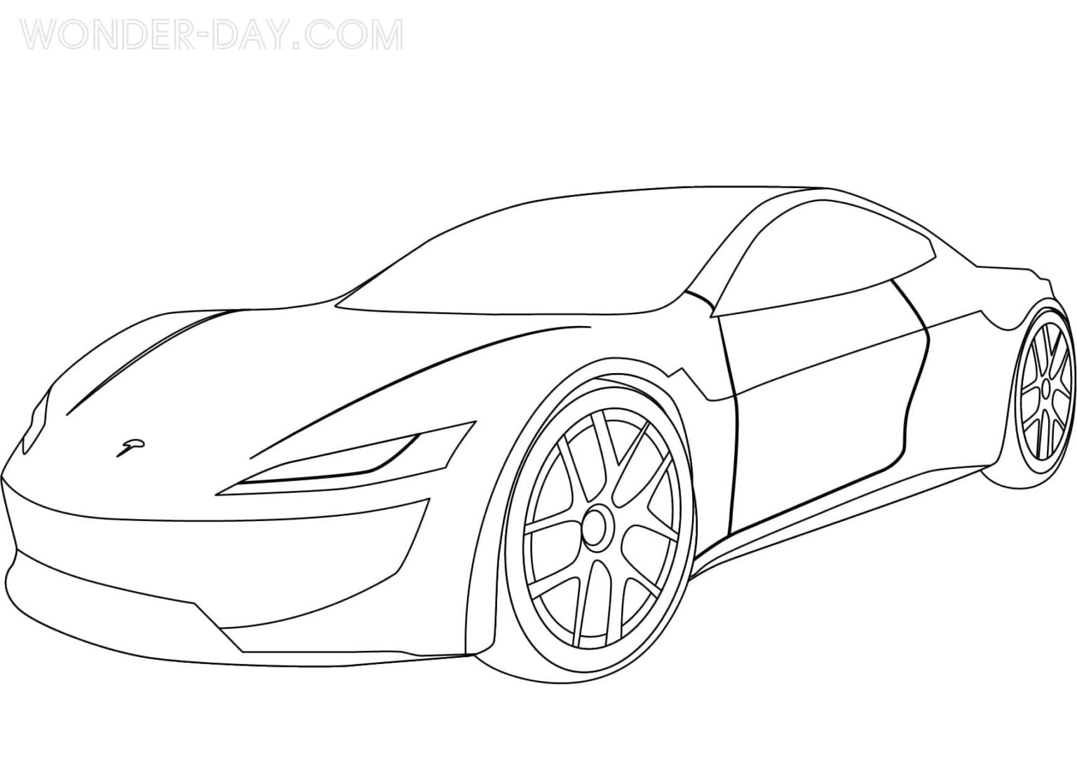 Tesla Coloring Pages | Coloring Pages for Kids