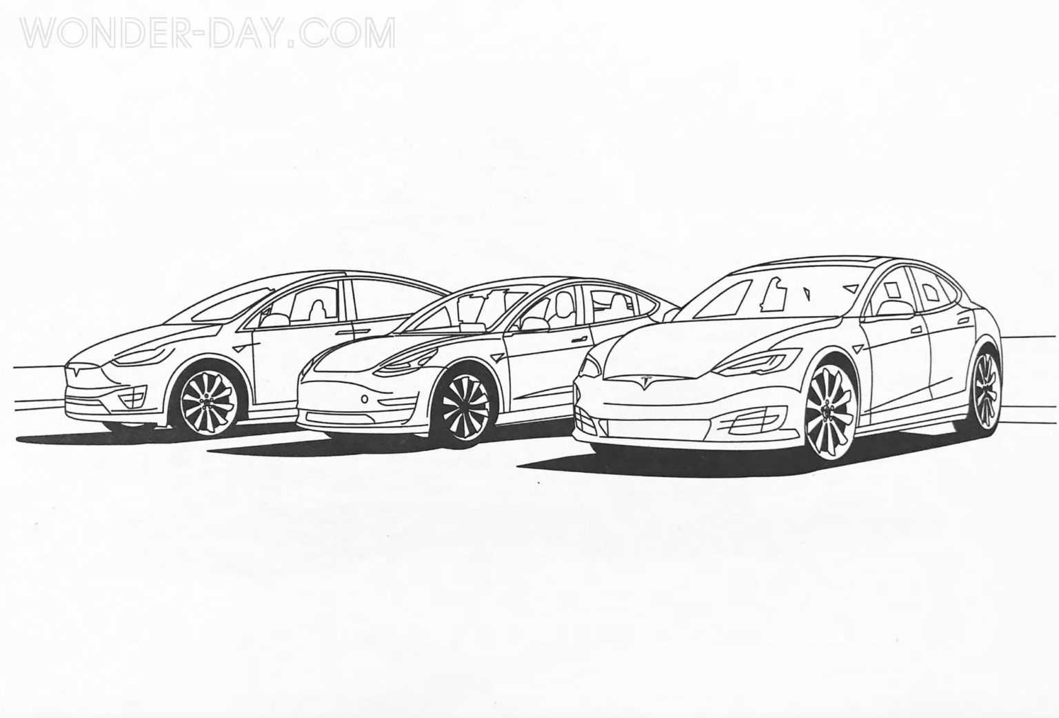 Tesla Coloring Pages | Coloring Pages for Kids