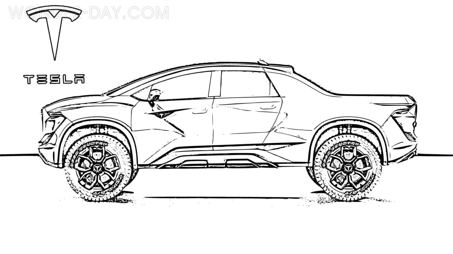 Tesla Coloring Pages | Coloring Pages for Kids