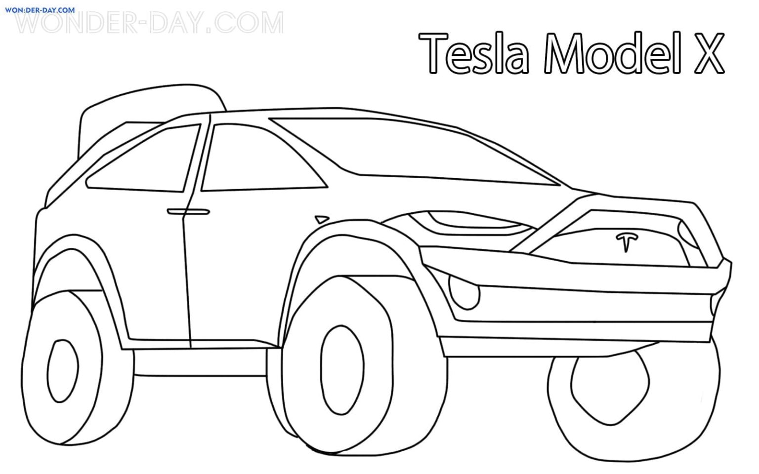 Tesla Coloring Pages | Coloring Pages for Kids