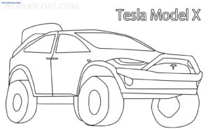 Tesla Coloring Pages | Coloring Pages for Kids