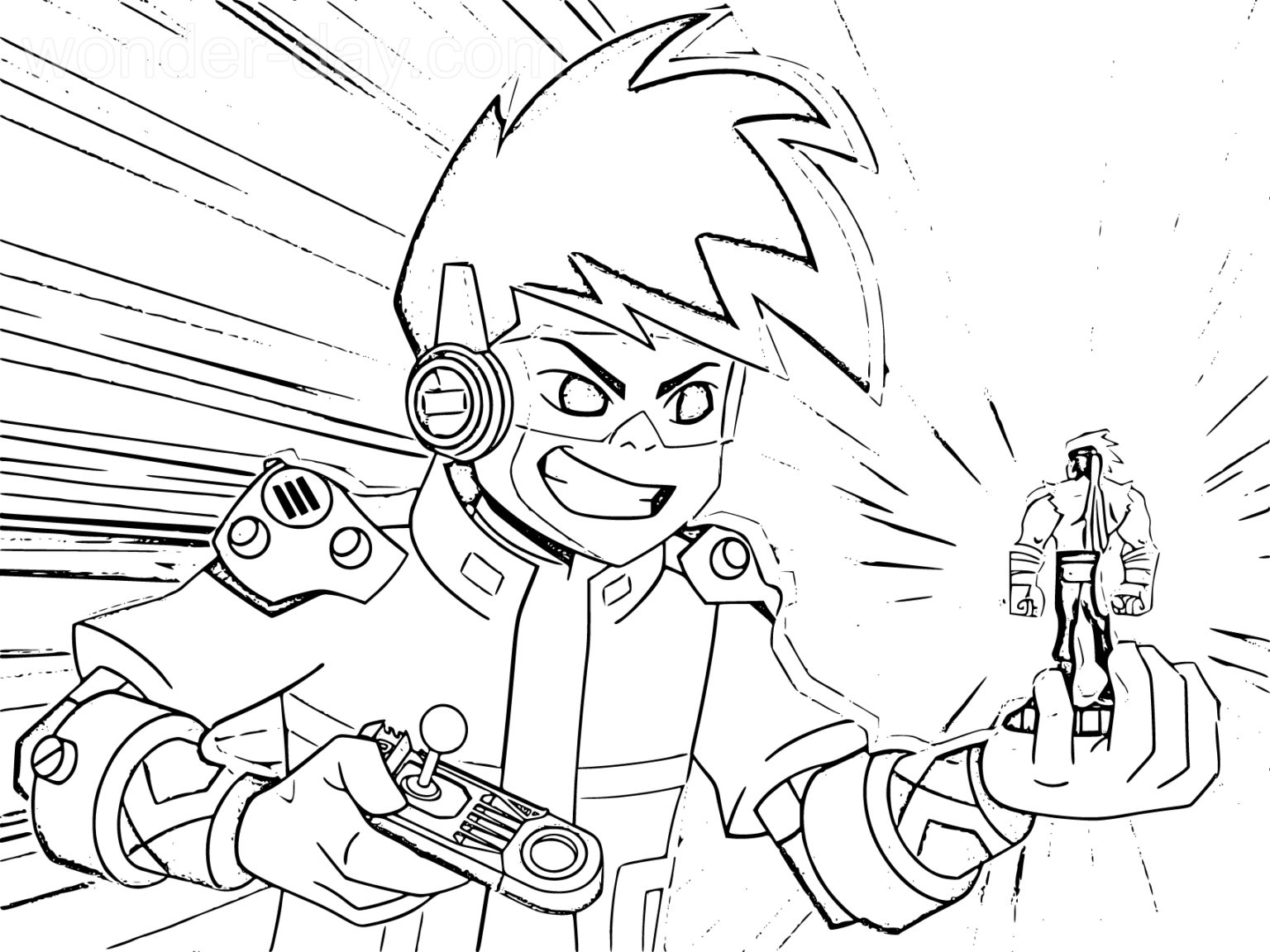 Akedo Coloring Pages | WONDER DAY — Coloring pages for children and adults