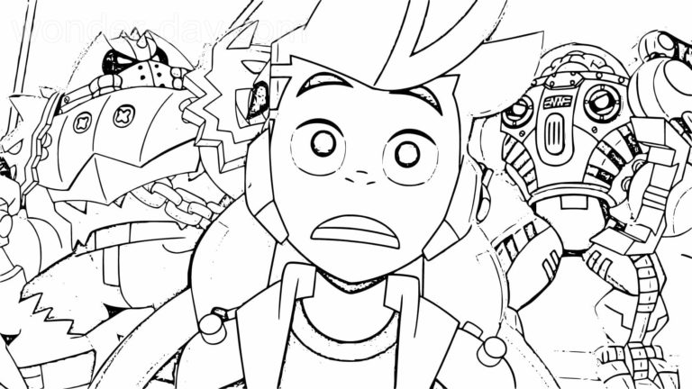 Akedo Coloring Pages | WONDER DAY — Coloring pages for children and adults