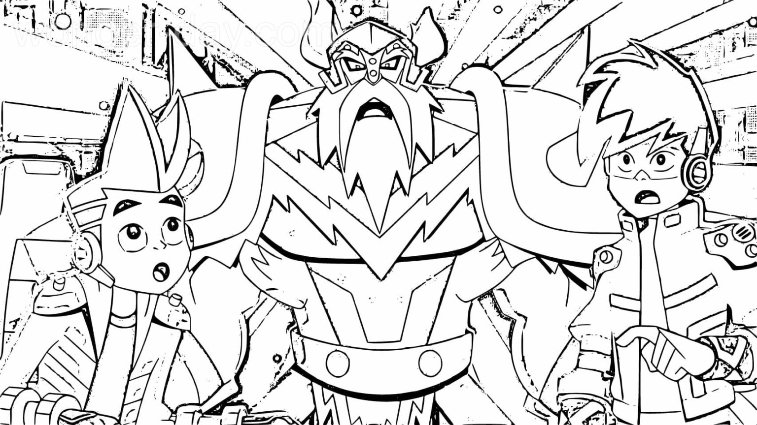 Akedo Coloring Pages | WONDER DAY — Coloring pages for children and adults