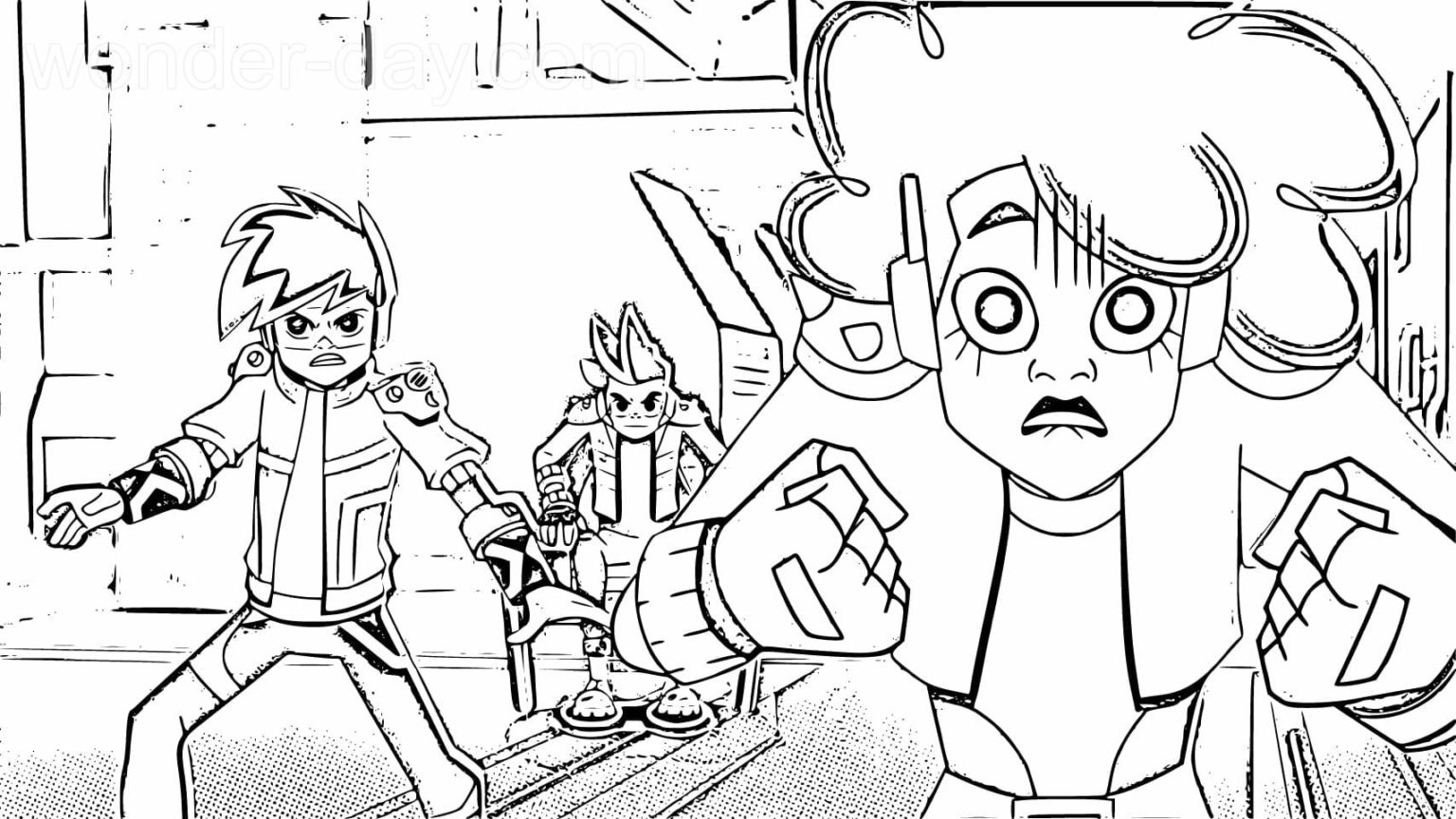 Akedo Coloring Pages | WONDER DAY — Coloring pages for children and adults