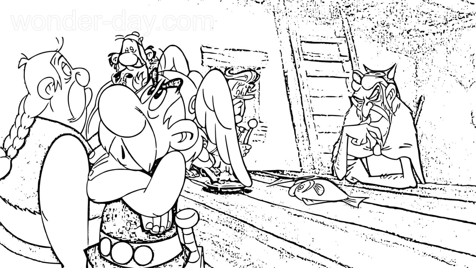 Asterix and Obelix Coloring Pages | WONDER DAY — Coloring pages for ...