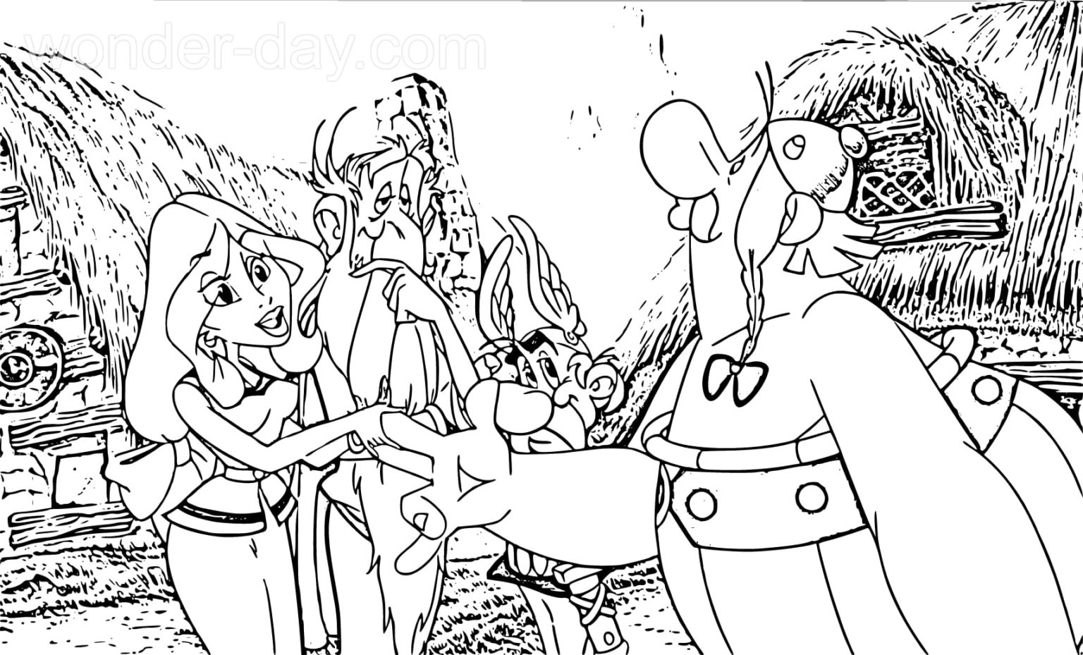 Asterix and Obelix Coloring Pages | WONDER DAY — Coloring pages for ...