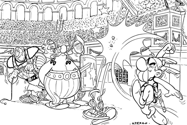 Asterix and Obelix Coloring Pages | WONDER DAY — Coloring pages for ...