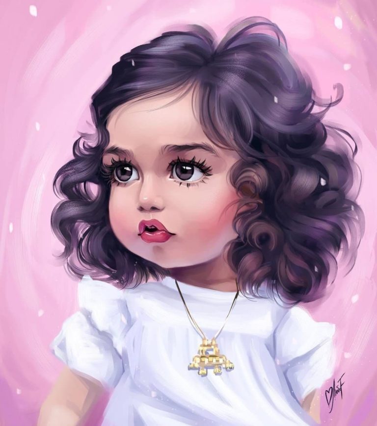 Cute Drawings Portraits (70 Photos) | WONDER DAY — Coloring pages for ...