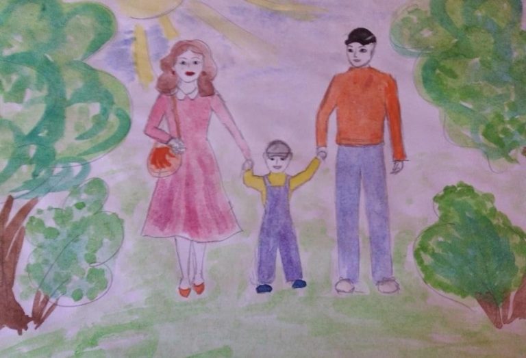 Family Easy Drawings | 55 Images for Sketch