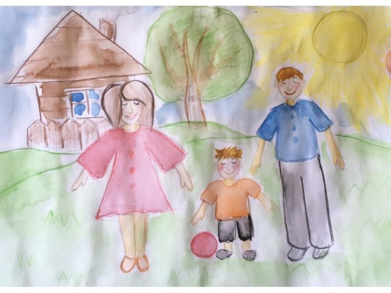 Family Easy Drawings | 55 Images for Sketch
