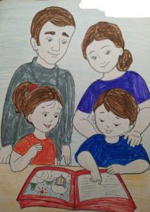 Family Easy Drawings | 55 Images for Sketch