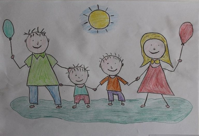 Family Easy Drawings | 55 Images for Sketch