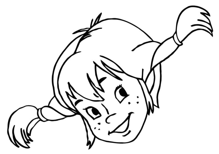 Pippi Longstocking Coloring Pages | WONDER DAY — Coloring pages for ...