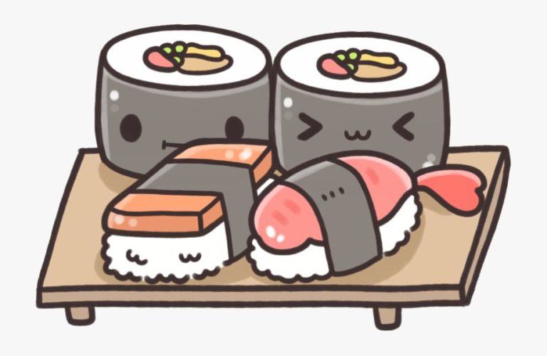 Sushi Easy Drawings (50 Images for Sketching) | WONDER DAY — Coloring ...