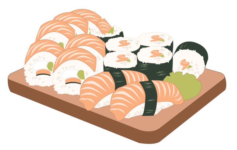 Dessins de Sushi (50 Images à dessiner) | WONDER DAY