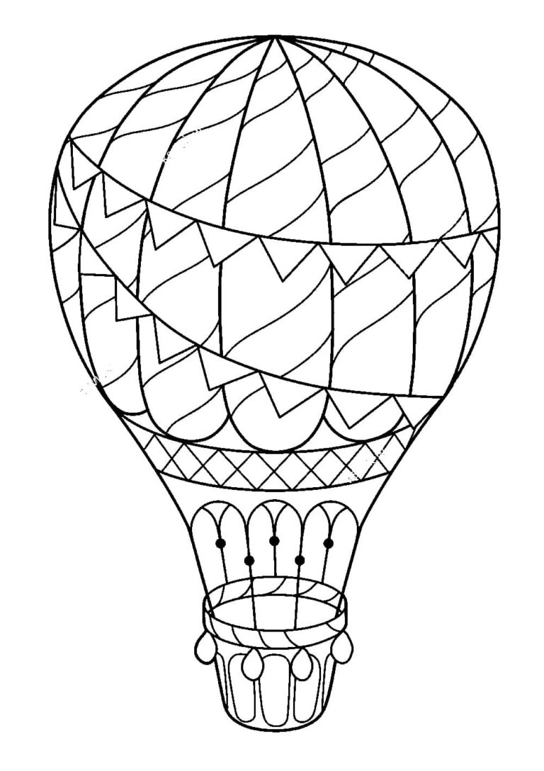 Coloriages Ballon | 100 Coloriages sur Wonder-Day