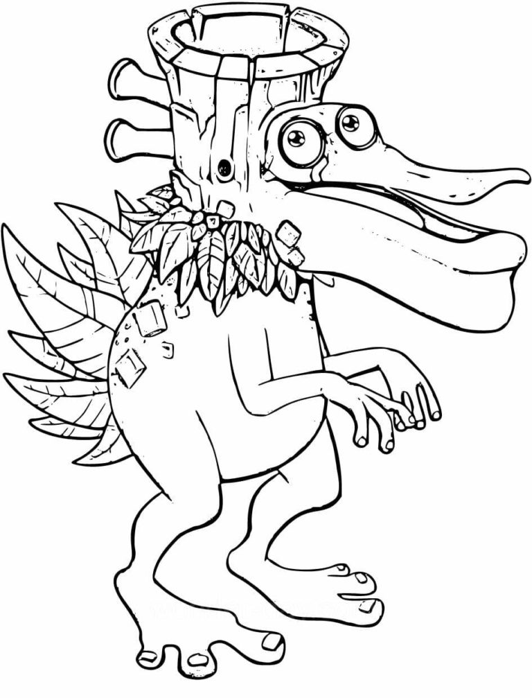 Dibujos de Mis monstruos cantantes para colorear | WONDER DAY — Dibujos ...