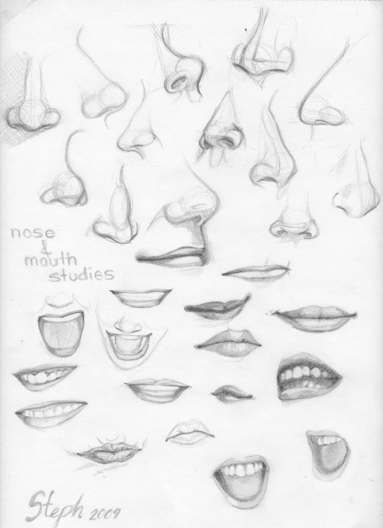 Lindo dibujo de nariz (55 Imágenes) | WONDER DAY — Dibujos para ...
