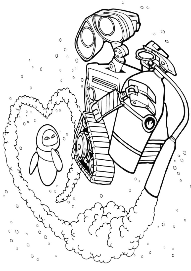 WALL-E coloring pages | 50 Free coloring pages