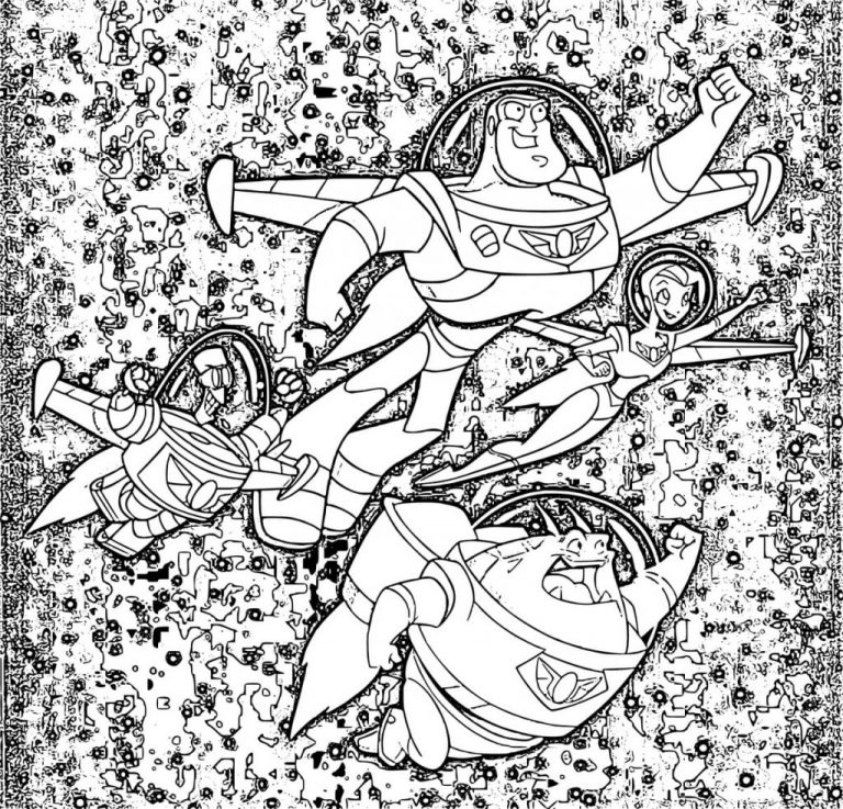 Coloriages Buzz l'Éclair | Coloriage pour enfants