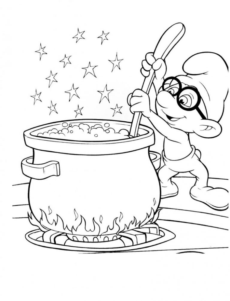 The Smurfs Coloring Pages | WONDER DAY — Coloring pages for children ...