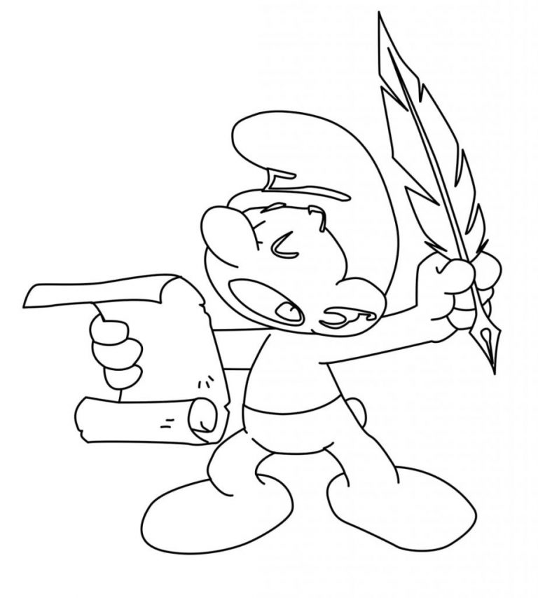 The Smurfs Coloring Pages | WONDER DAY — Coloring pages for children ...