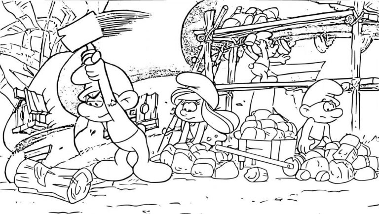 Dibujos de Los Pitufos para colorear | WONDER DAY — Dibujos para ...