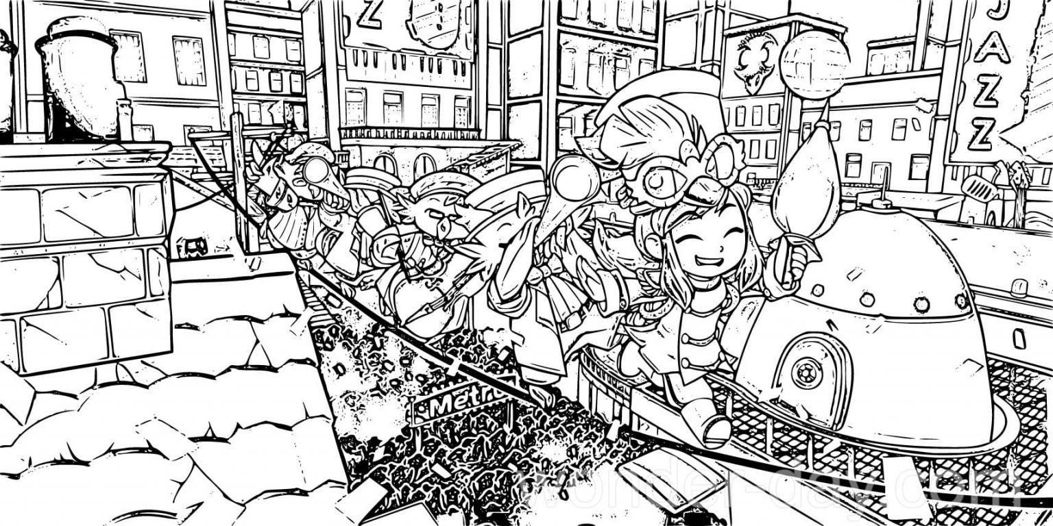 A Hat in Tme Coloring Pages | WONDER DAY — Coloring pages for children ...