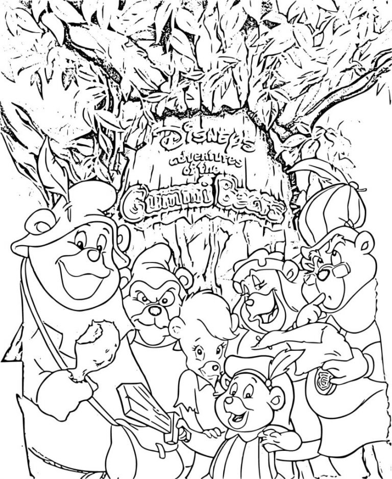 Gummi Bears Coloring Pages | WONDER DAY — Coloring pages for children ...