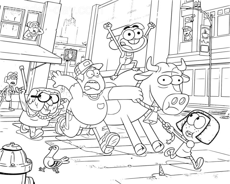 Big City Greens Ausmalbilder